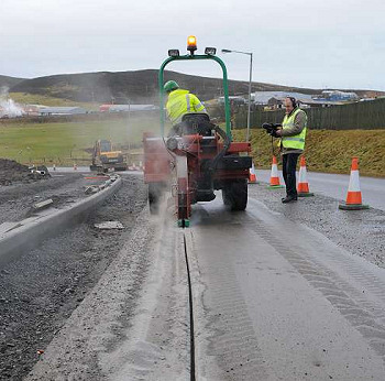 UK Shetland Islands Micro Trenching their Way to Superfast Fibre Optic ...