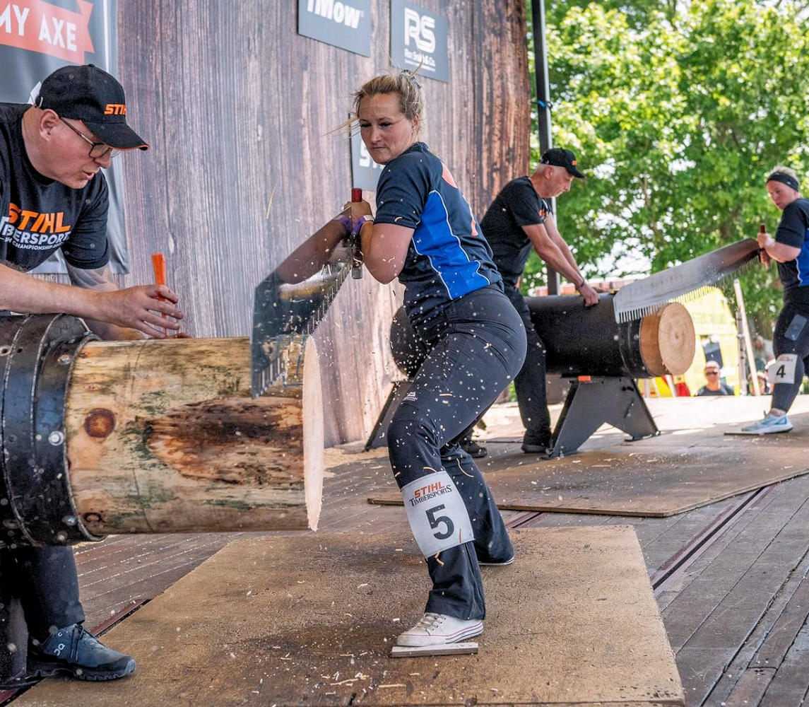 Openreach Engineer Swaps Full Fibre for Wood Chopping Competition ...
