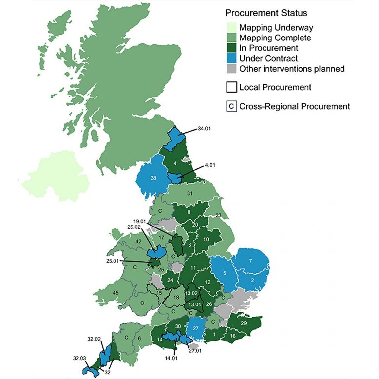Summer 2023 BDUK Update on UK Project Gigabit Broadband Build ...