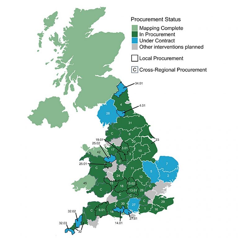 Autumn 2023 BDUK Update on UK Project Gigabit Broadband Rollout ...