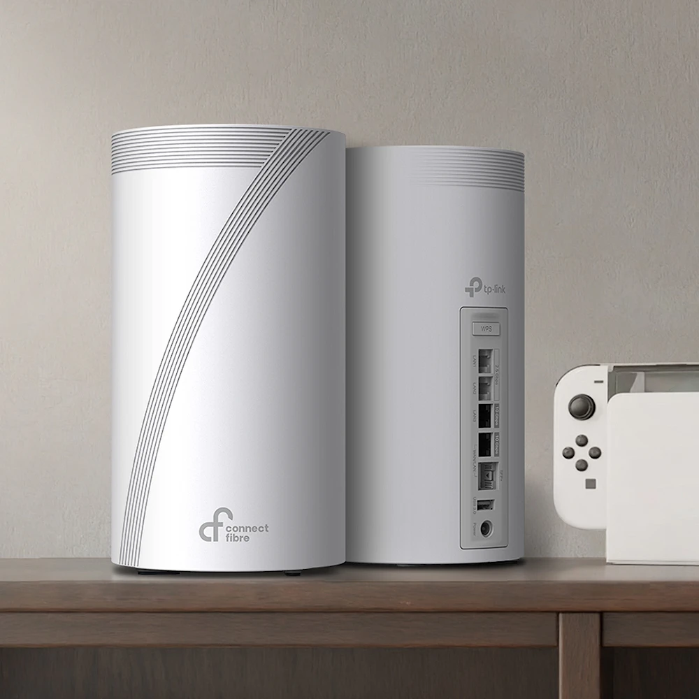 Broadband ISP Connect Fibre UK Prep TP-Link WiFi 7 Router and 2Gbps ...