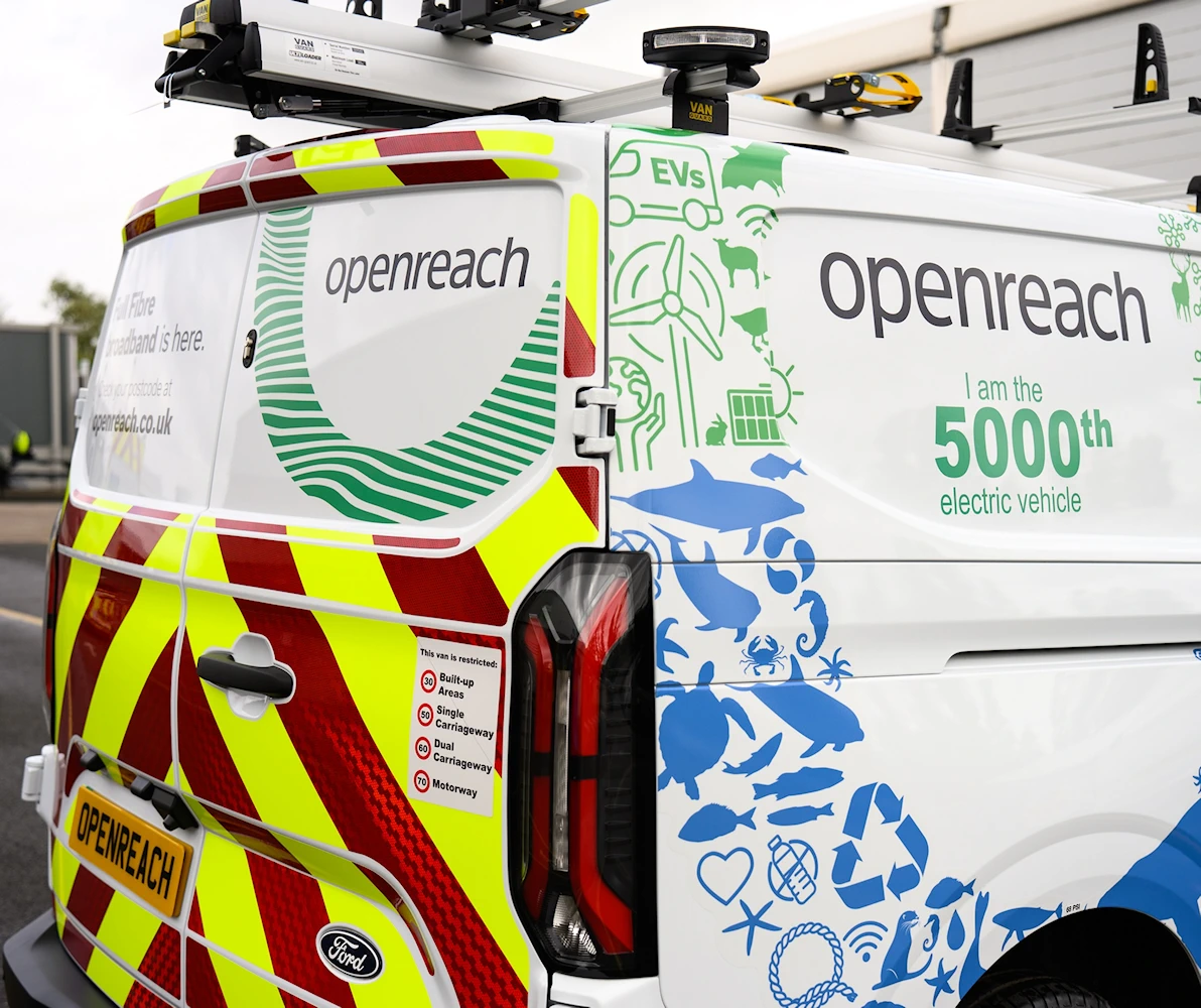Openreach Deploys 5,000th Electric Vehicle as Part of UK Fleet ...