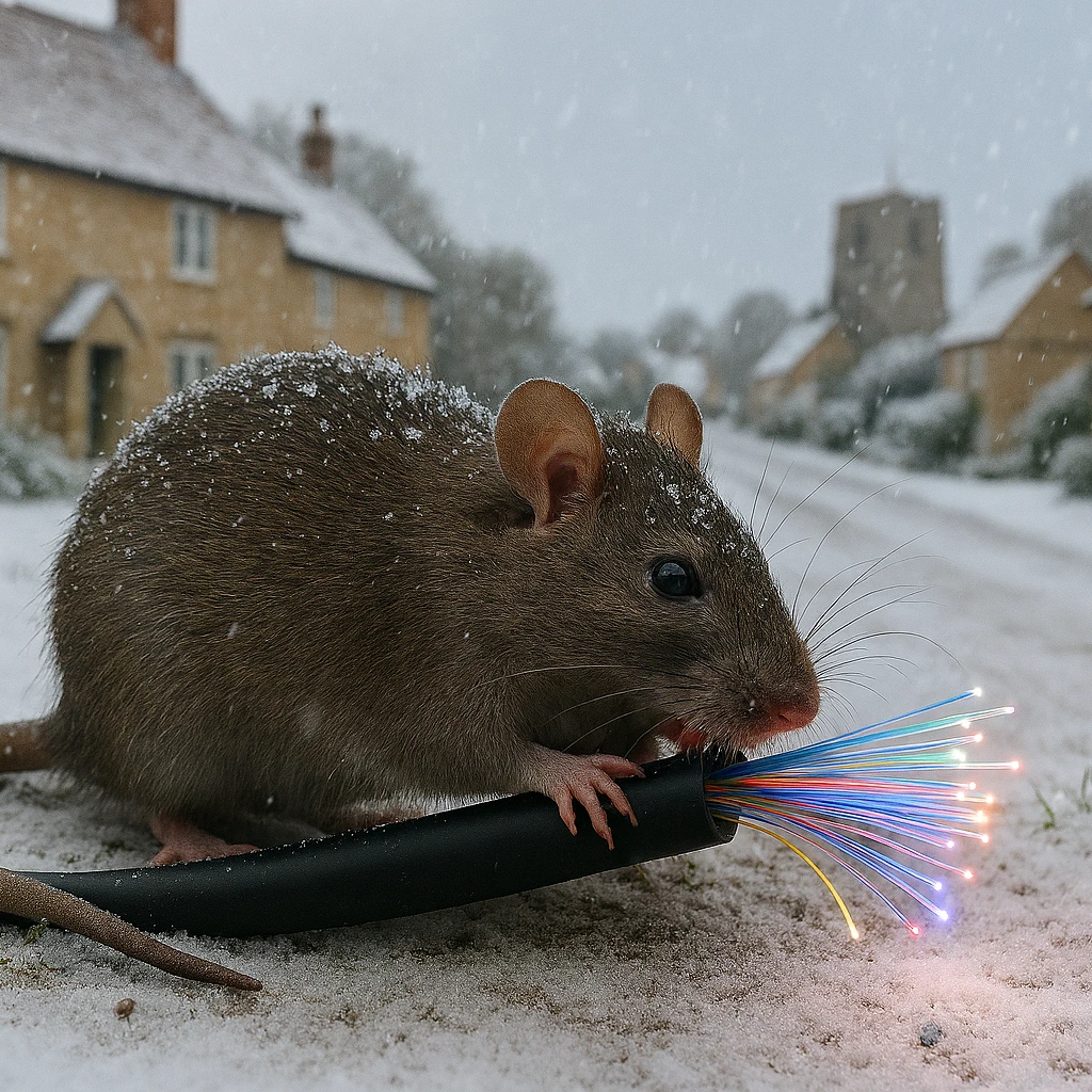Rodents Hungry for Fibre Disrupt County Broadband Lines in Norfolk UK ...