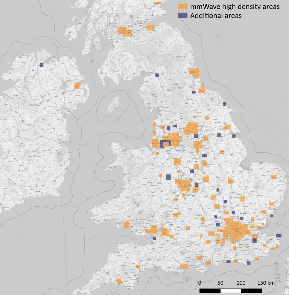 Ofcom Define High Density Areas for Sharing Upper 6GHz Band with UK ...