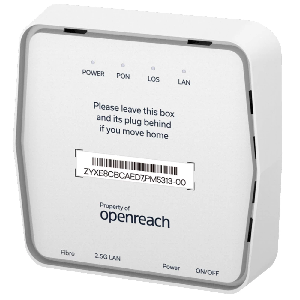 Openreach Install 500,000 Green Zyxel ONTs via UK FTTP Broadband ...