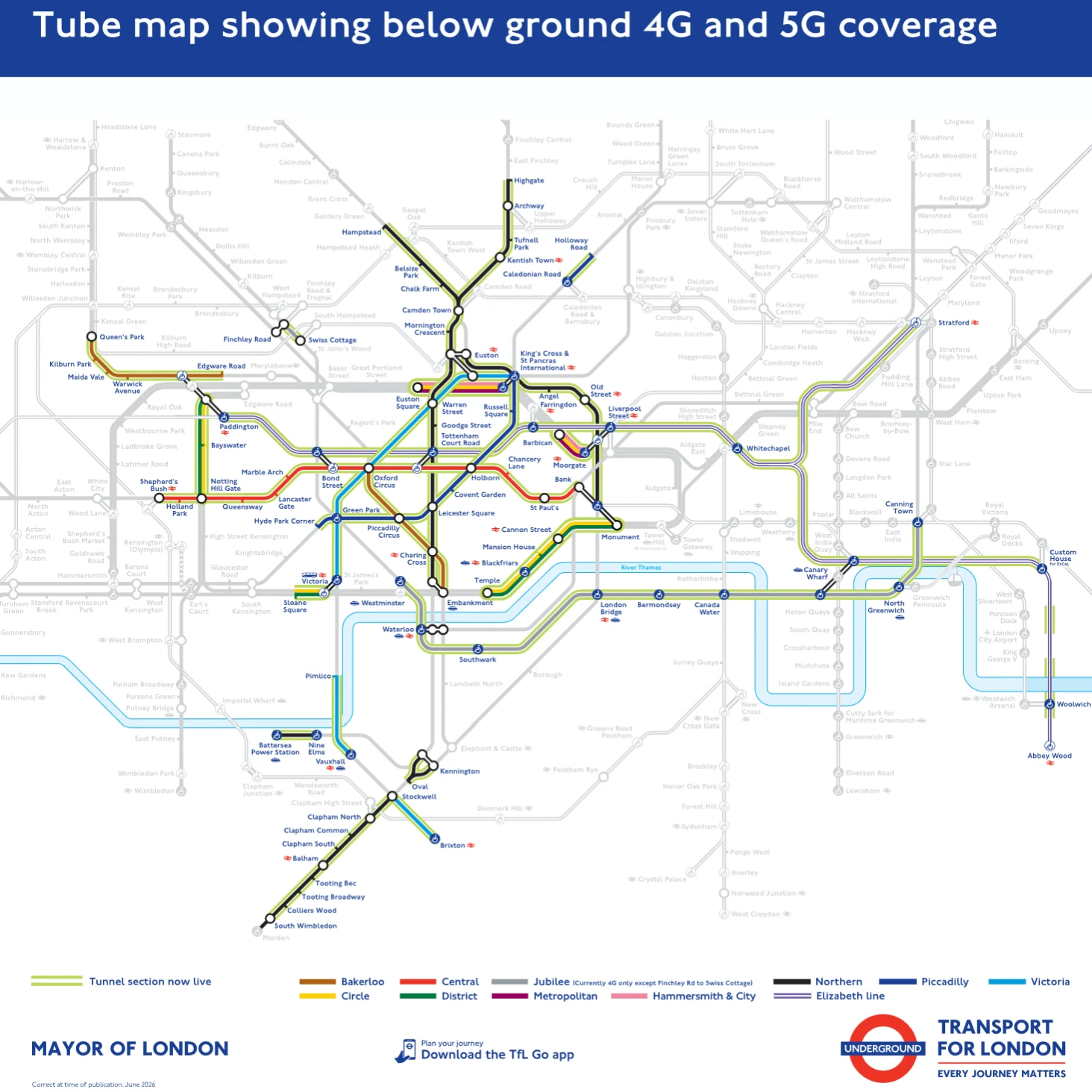 London Underground Set to Complete 4G and 5G Mobile Build by End of ...